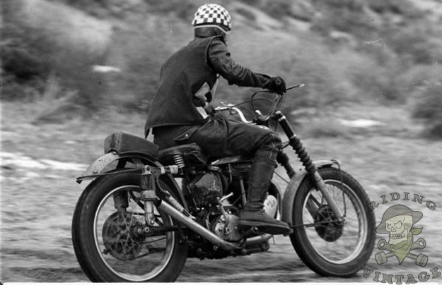 1955 National Motorcycle Race ~ Riding Vintage