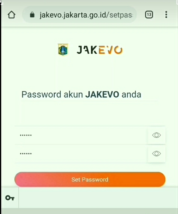 Cara Membuat Akun JAKEVO menggunakan Hand Phone