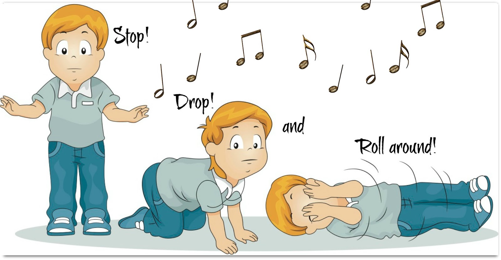 Musically Montessori: "Stop, Drop and Roll Around" Song & More Free ...