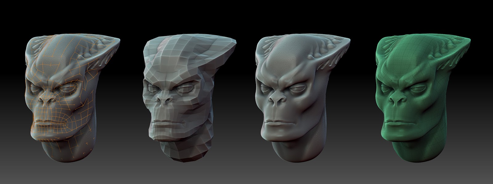 RFX Design: DESIGN • ENERGY • MOTION: Organic Modeling: Retopology