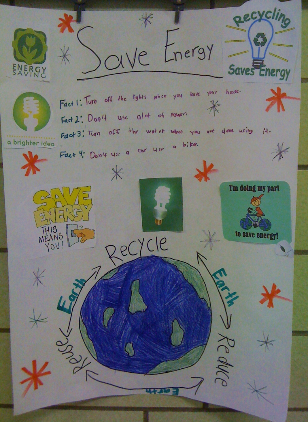 3rd Grade Earth Day Celebration: Earth Day Project #2 - Posters