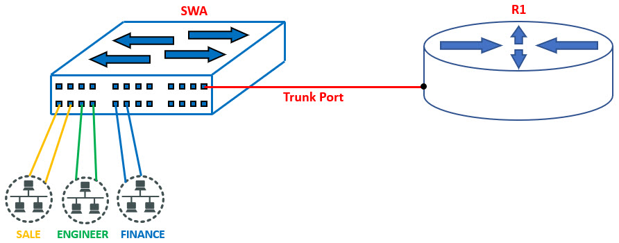 NETSOC: Understanding between Access Port and Trunk Port