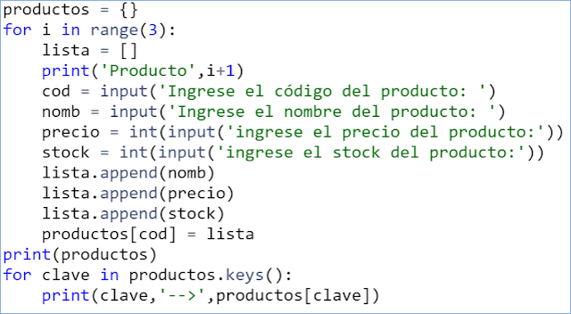 Ejercicios de Python : 2020