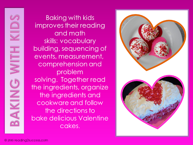 Reading2success: Valentines Day Baking and Crafting with Your Kids
