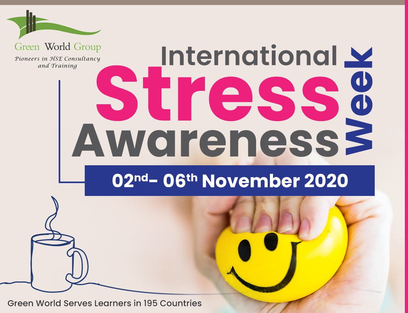 Tips for International Stress Awareness Week 2nd - 06th Nov 2020 - GWG