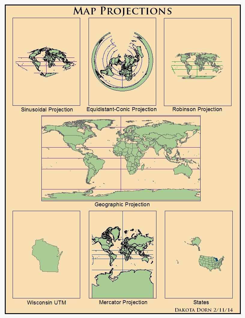 Dakota Dorn-Geography335(GIS1): Lab 1-Coordinate Systems and Map ...