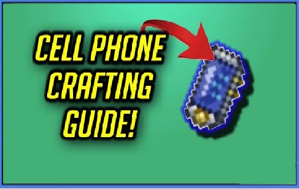 Terraria - Cell Phone Crafting Guide