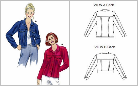 Coco's Loft: Kwik Sew 2895 Denim Jacket - a second look