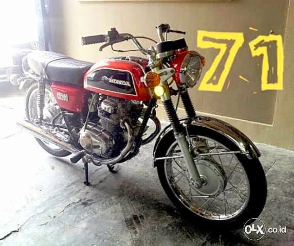 DIJUAL HONDA CB200 1976 ANTIK - JAKARTA - LAPAK MOBIL DAN MOTOR BEKAS