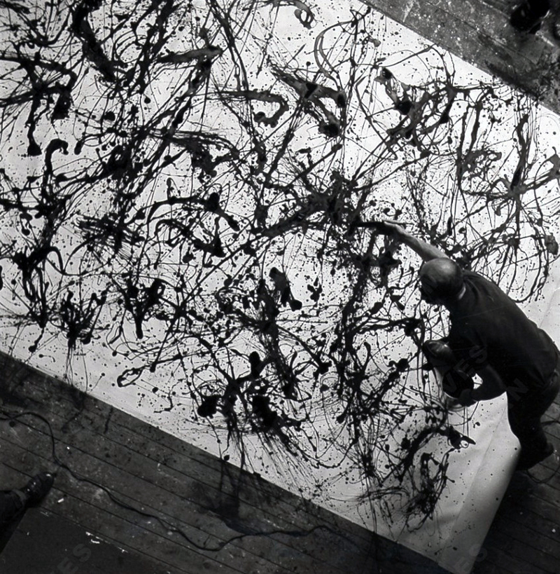 una fábrica de nubes: "Jackson Pollock"