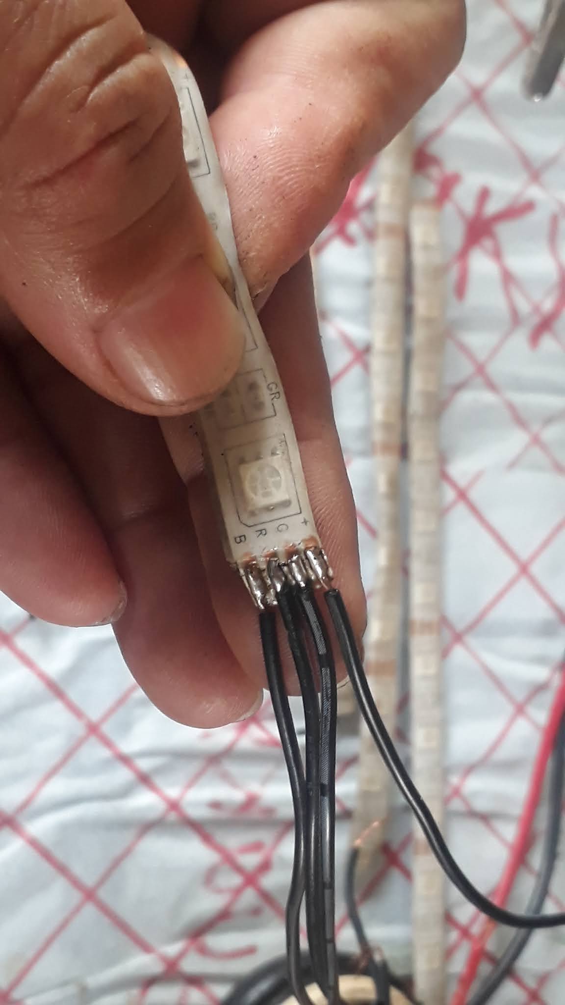 TIRAS LED RGB(multicolor) A 12V COMO CONECTAR un solo color o todos ...