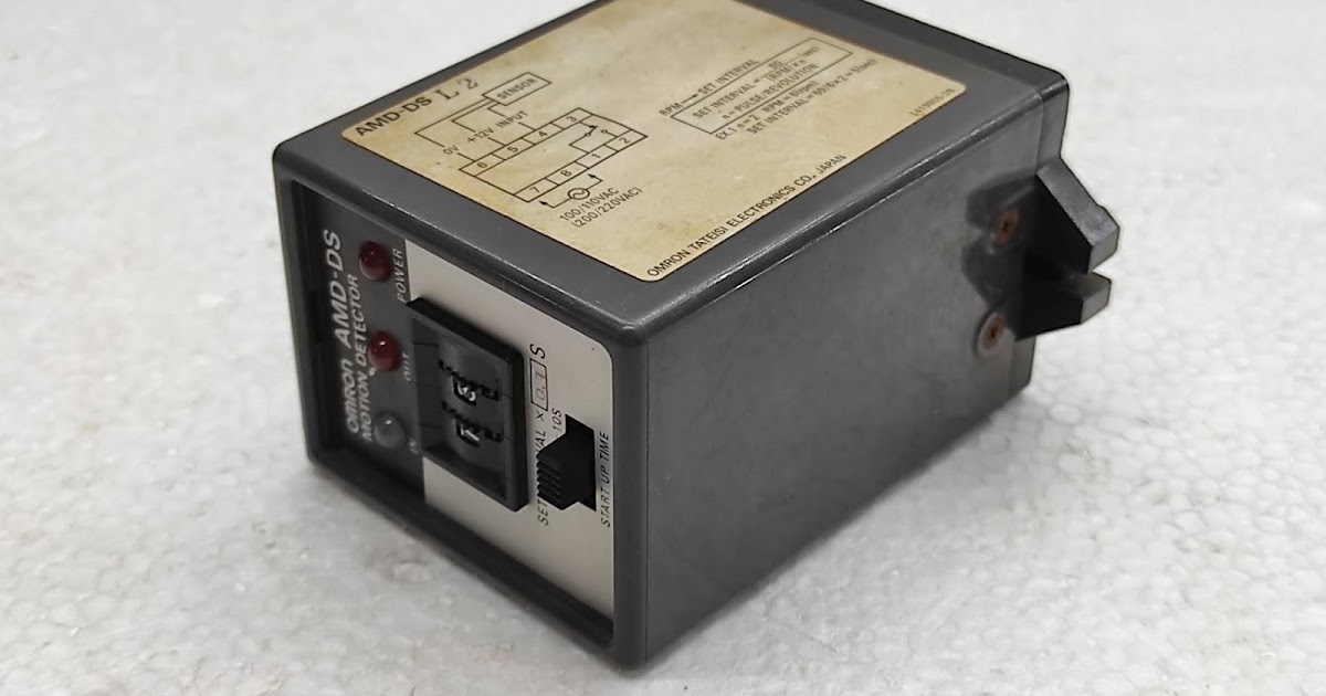 OMRON AMD-DS MOTION DETECTOR AMD-DSL2 100/110V AC