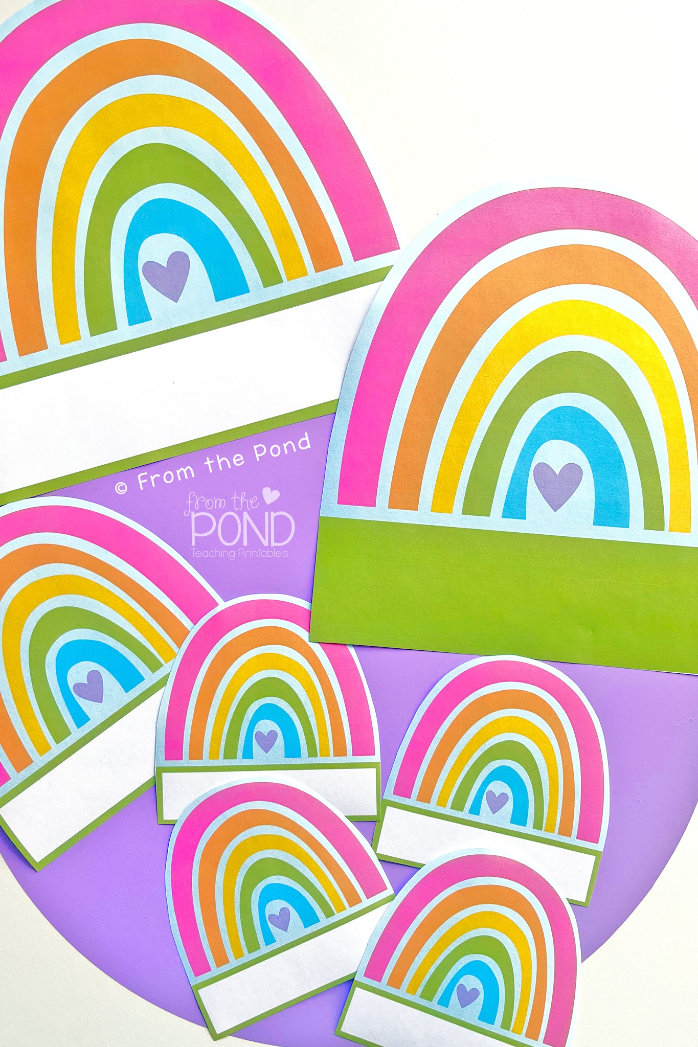 Rainbow Classroom Decor | From the Pond