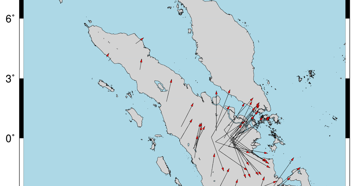 Membuat Peta Arah Vektor dengan GMT ~ Raga Bhumi