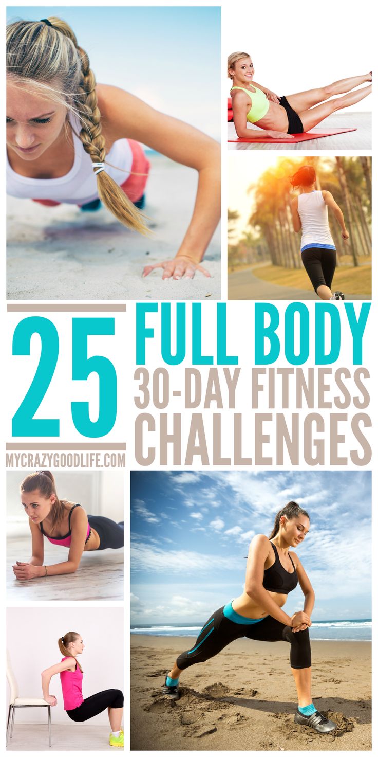 25 KILLER 30 DAY FULL BODY WORKOUT CHALLENGES