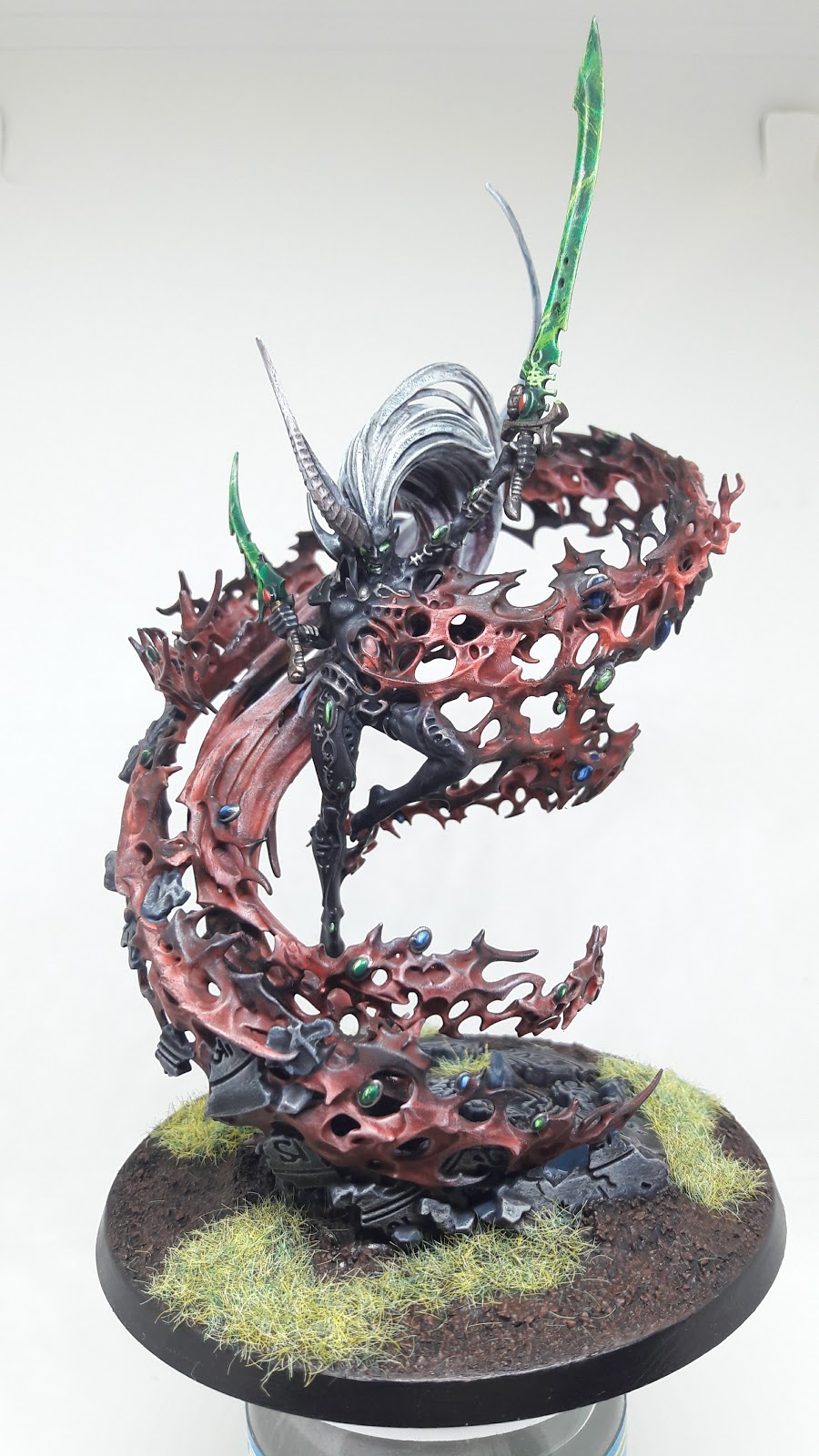 30Kplus40K: Eldar Wraithblade Paint Scheme - Proof of Concept