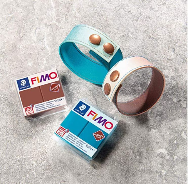 Fimo's New Faux Leather Effect Polymer Clay - Bendable, Cuttable ...