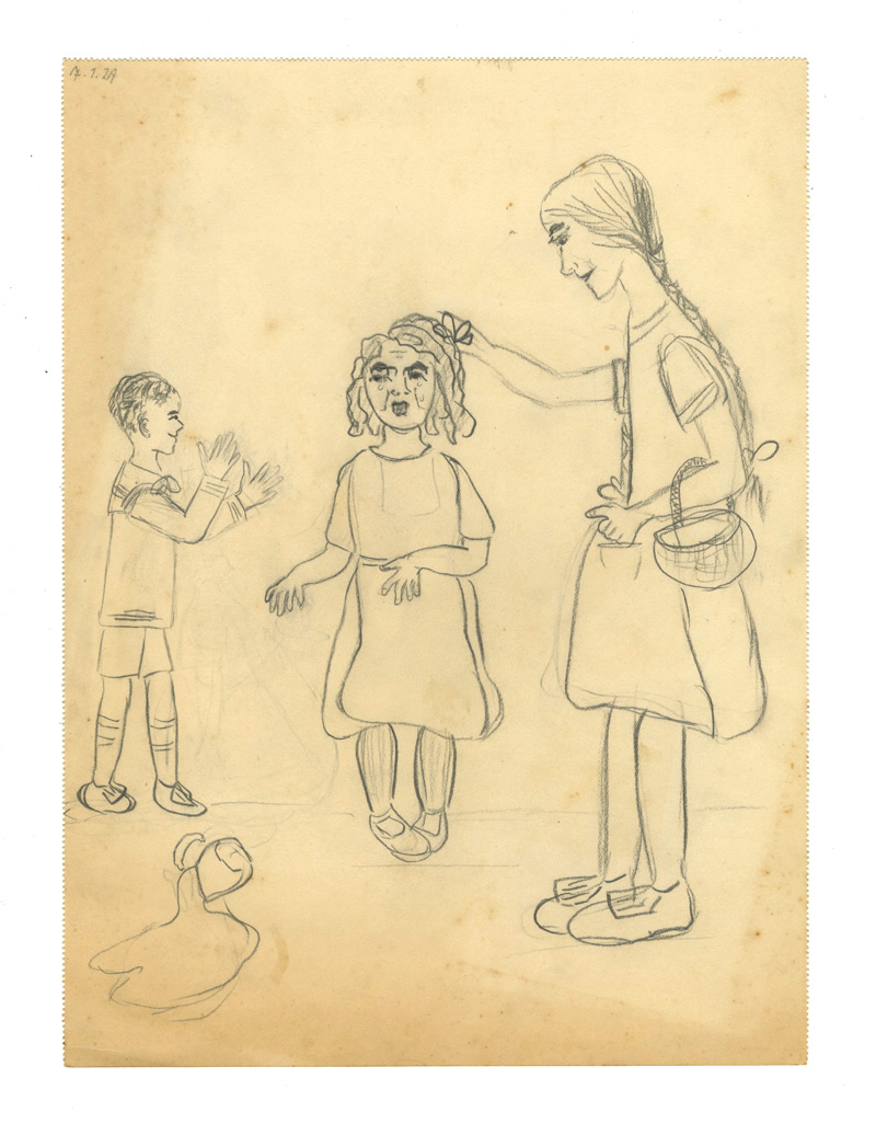 Museum: 1920s German Girl Drawings