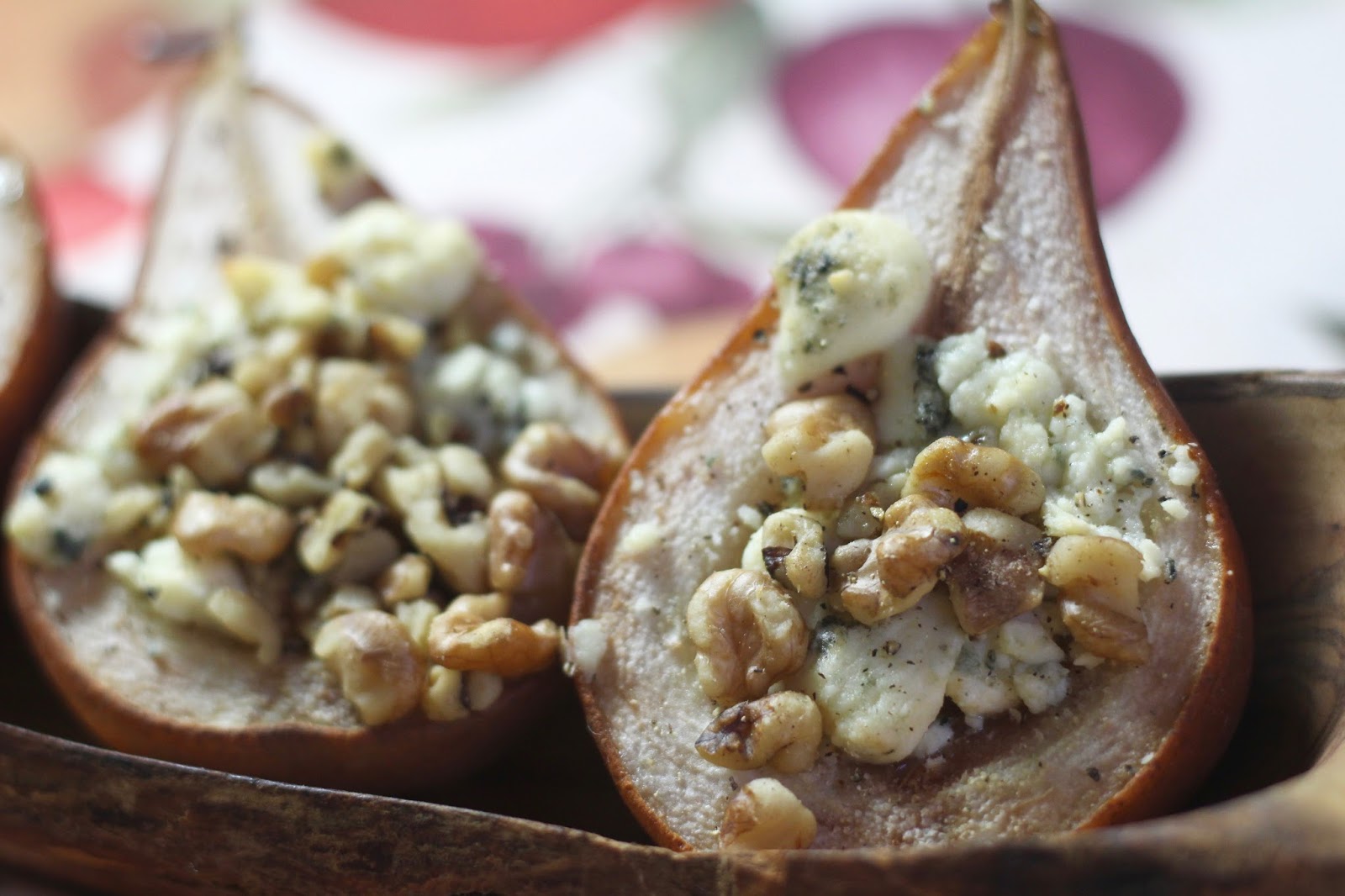 Walnut Blue Cheese Baked Pears – Diary of a Mad Hausfrau