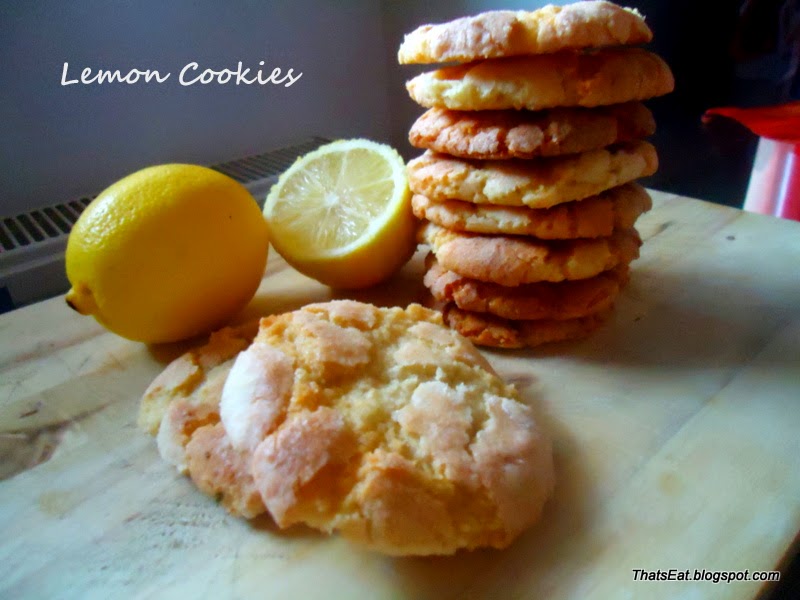 That's Eat!: ΜΠΙΣΚΟΤΑ ΛΕΜΟΝΙΟΥ (LEMON COOKIES)