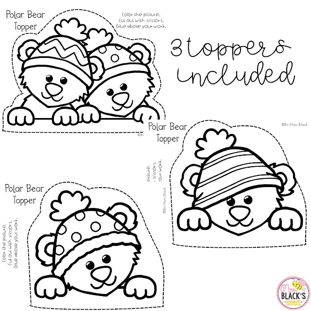 Polar Bear Craft and Writing | Mrs. Black's Bees