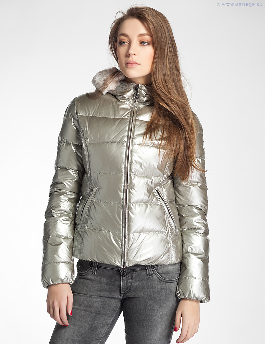 Downjacket fashion: Silver Kejo