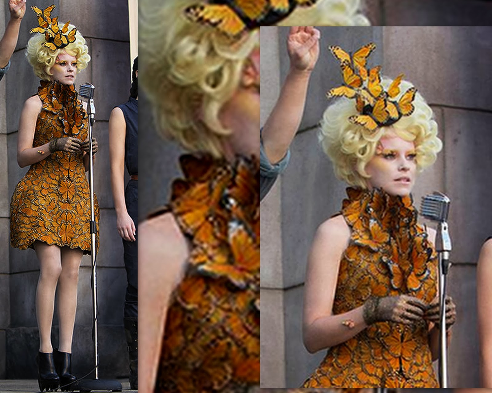 Effie Catching Fire Red Dress