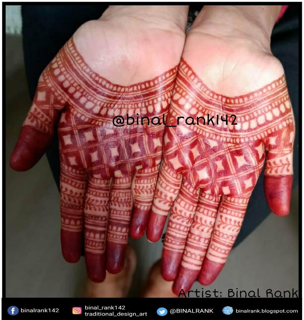 Kanku pagla mahendi ~ Traditional Design Art