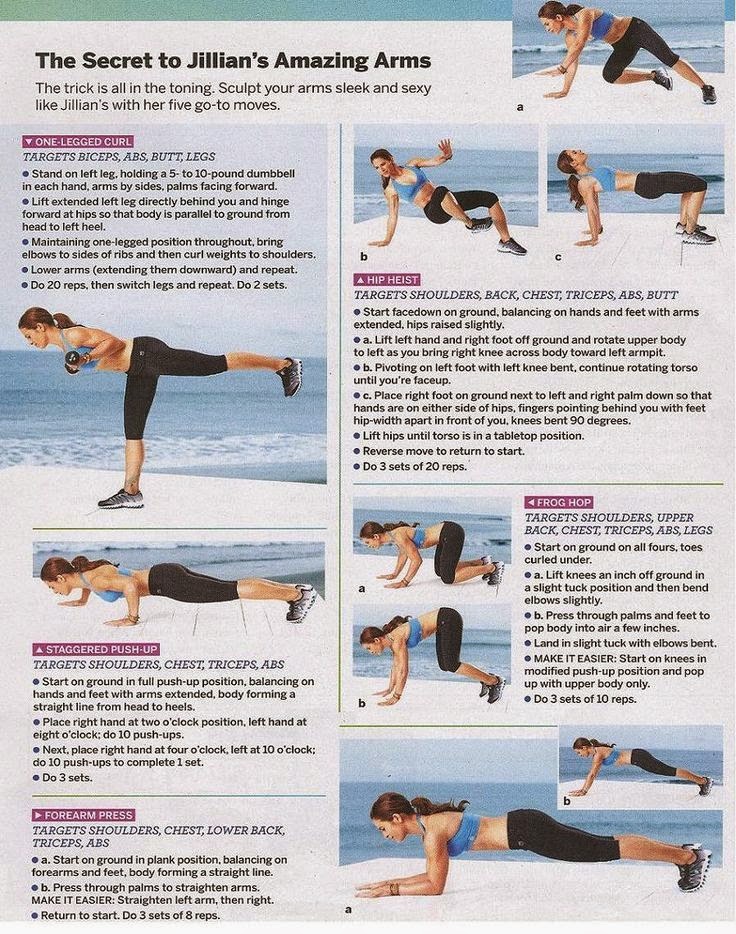 The Secret To Jillian's Amazing Arms | Stomach Exercises Challenges