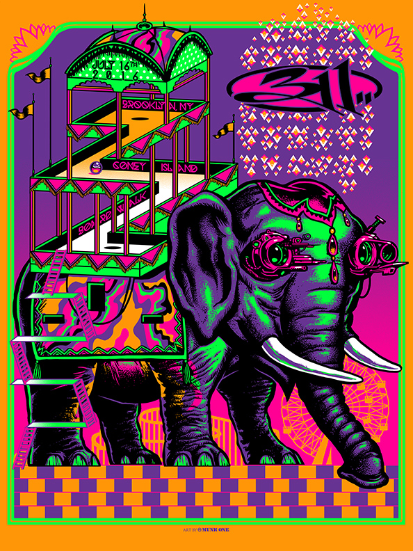 INSIDE THE ROCK POSTER FRAME BLOG: Tonight's 311 Poster From Brooklyn ...