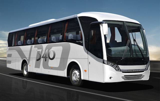 Neobus expõe New Road com plataforma elevatória na Brasil Fret e Fresp 2017
