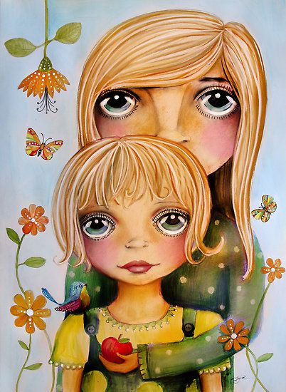Inner child drawing by Karin Taylor ~ Art Craft Gift Ideas