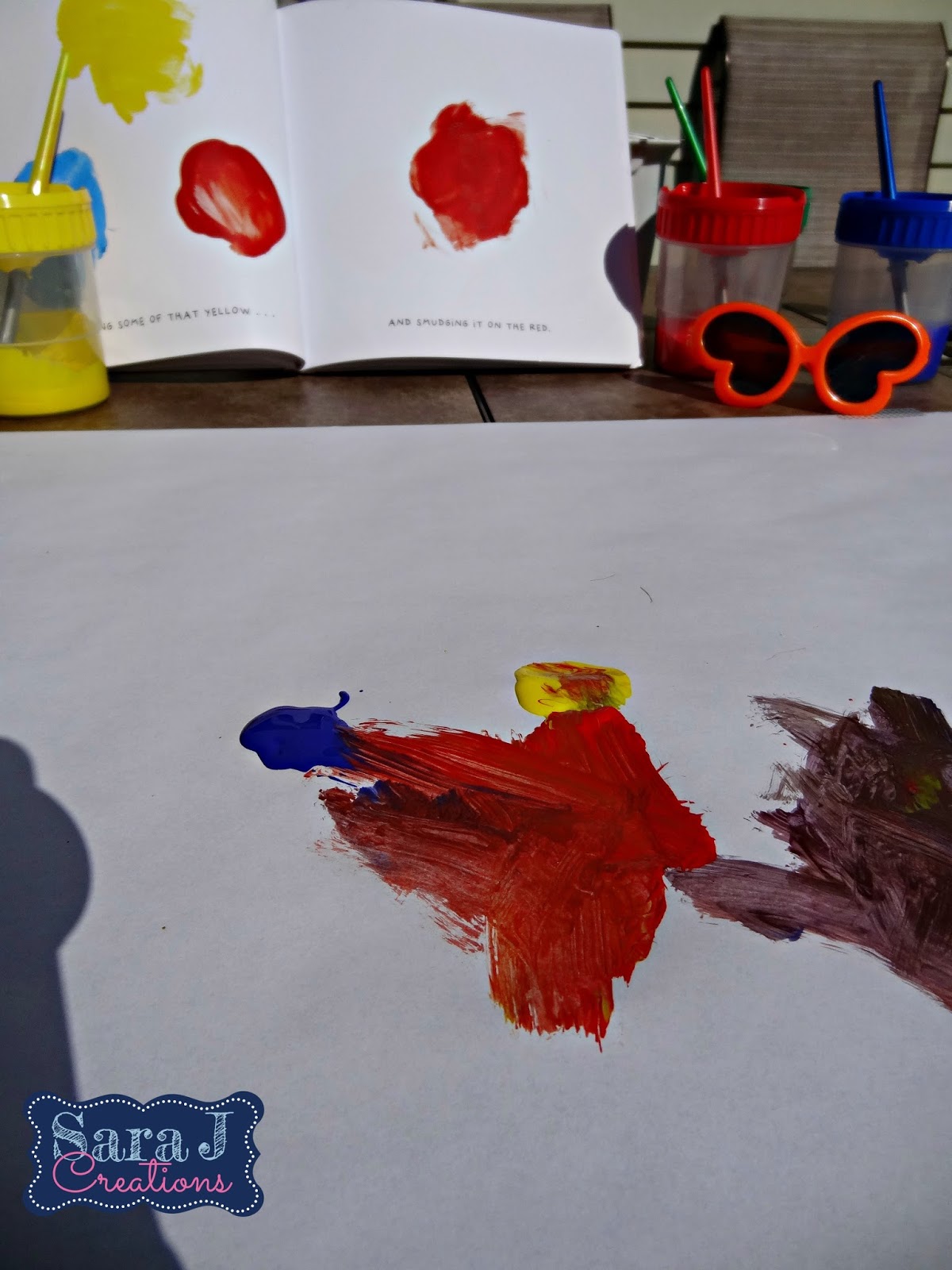 Color and Shape: Art Project with Mix It Up | Sara J Creations