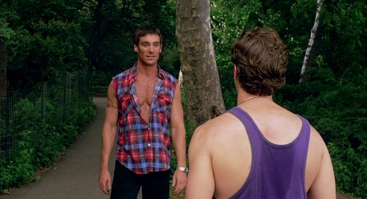 ausCAPS: Steven Weber and Michael T. Weiss shirtless in Jeffrey