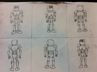 Joe's Animation Work: Drawing character rotation task