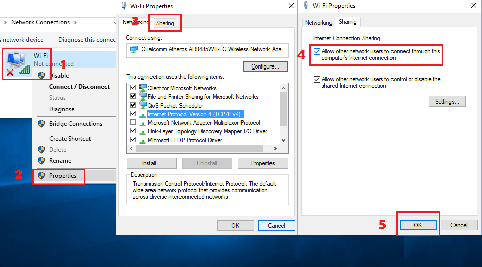 How to share Windows internet to Raspberry Pi through Ethernet port - DIYhobi - Do it your self ...