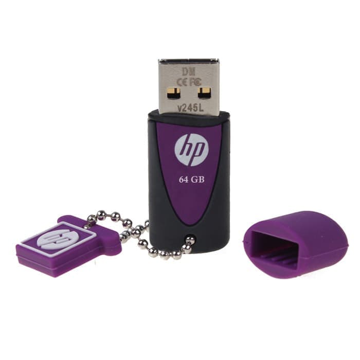HP V245L 64GB Flashdisk USB Original Resmi Ungu - Puserba - Pusat Serba ...