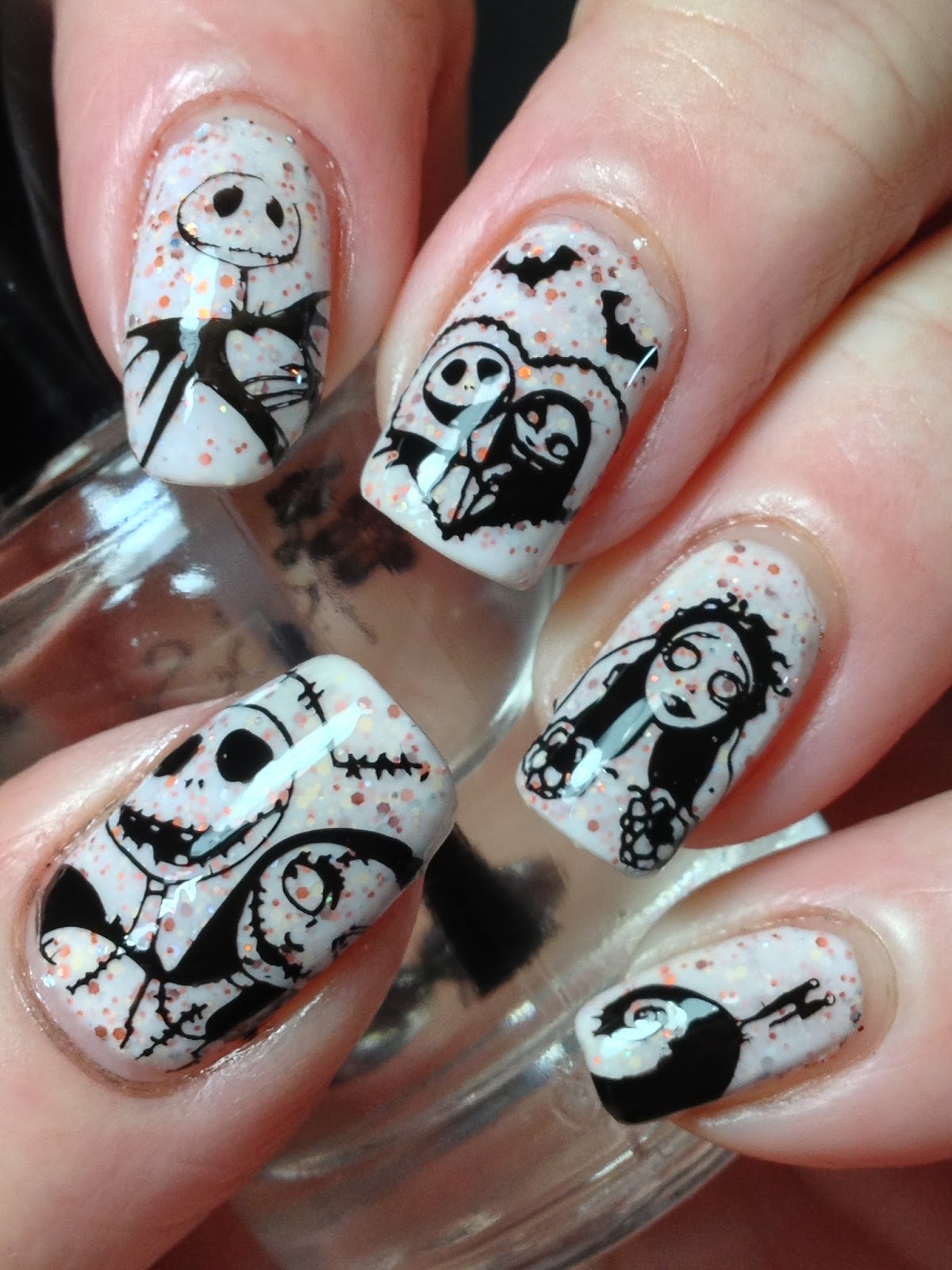Canadian Nail Fanatic: The Corpse Bride! And A Bonus Mani!