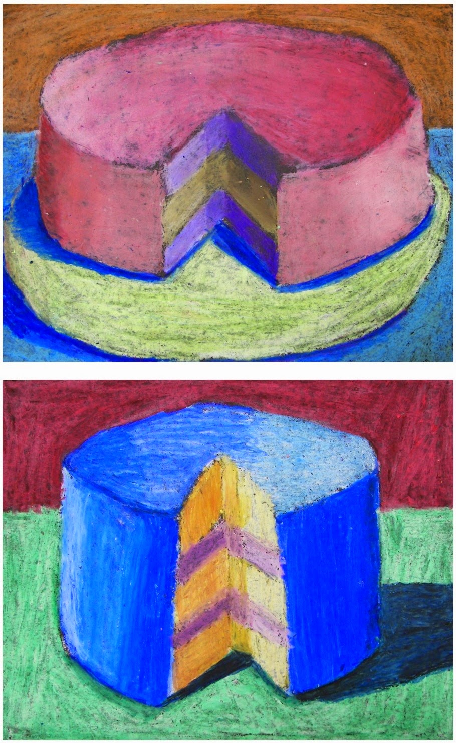 The Rolling Artroom: Wayne Thiebaud Cakes (7-12 Grade General Art)