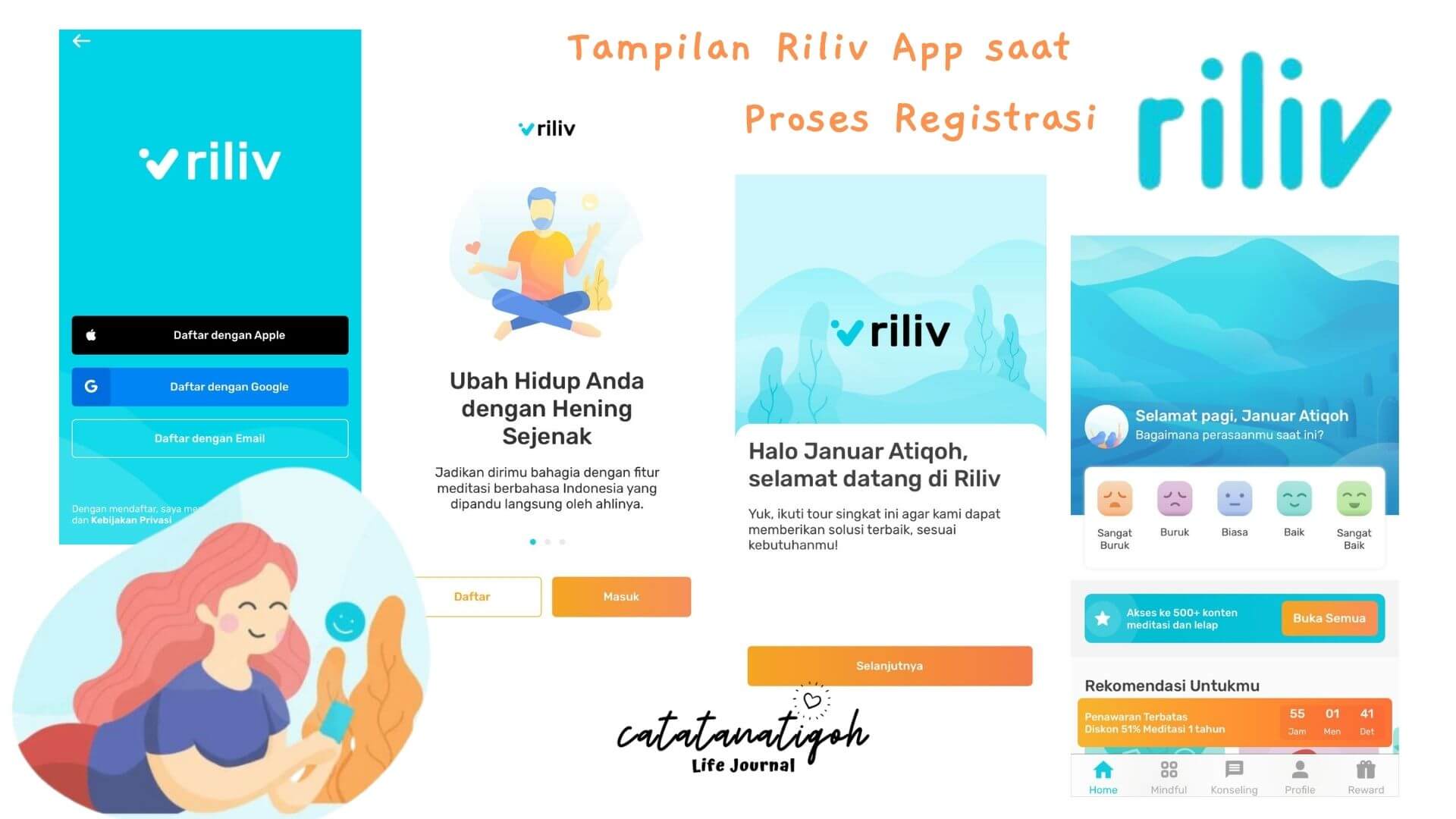 Review Riliv - Aplikasi untuk Menjaga Kesehatan Mental karena Ibu ...