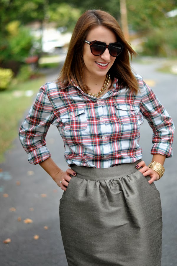 My Style: How To Wear Plaid Part 2 - The Mama Notes