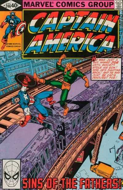 Marvel Comics of the 1980s: 1980 - Anatomy of a cover - Captain America ...