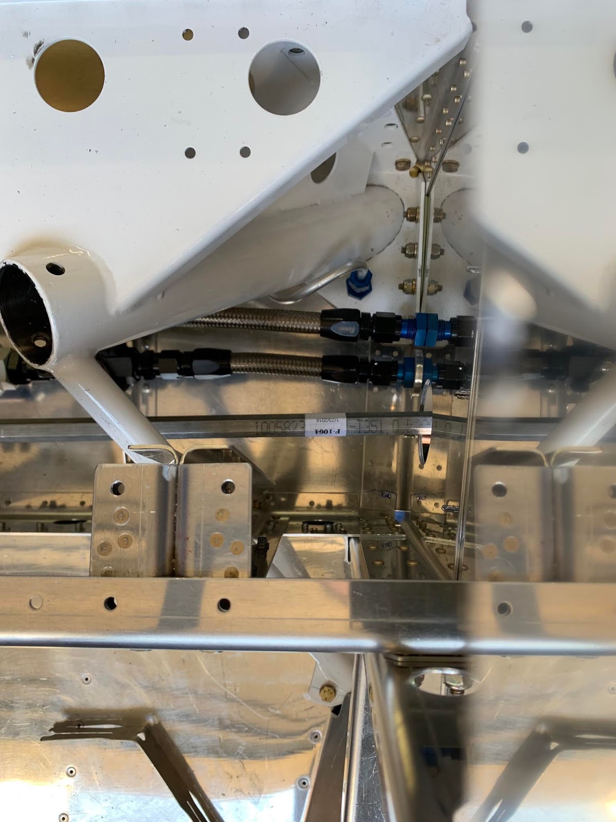 Darin's RV Blog: Fuel System aft of the firewall