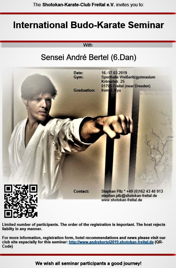 André Bertel's Karate-Do: Freital, Germany Seminar 2019 (Part I)