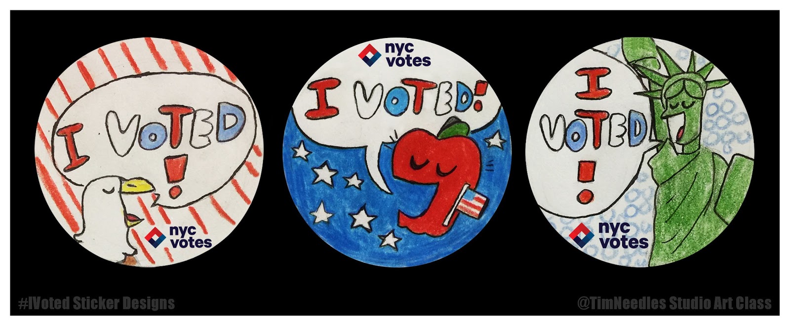 Art Room 161: Studio Art: I Voted sticker Design Contest