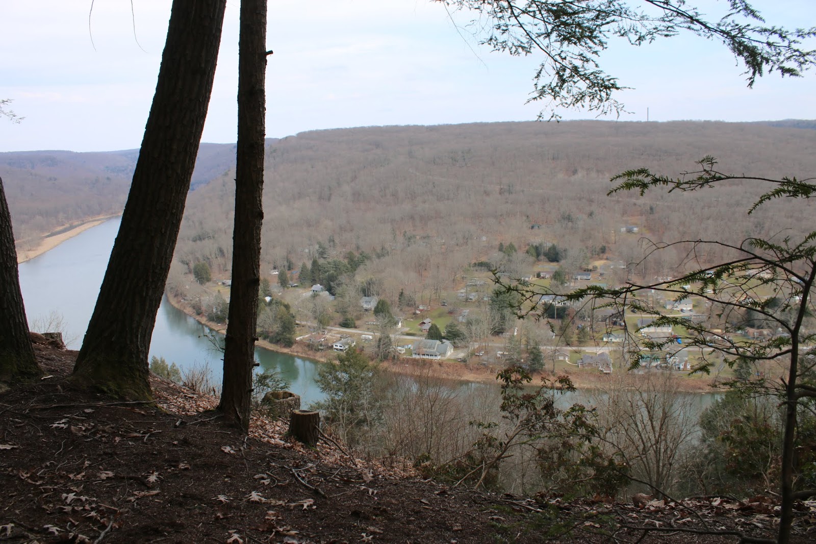 Hiking to Dennison Point Overlook & Allegheny River Gorge at the ...