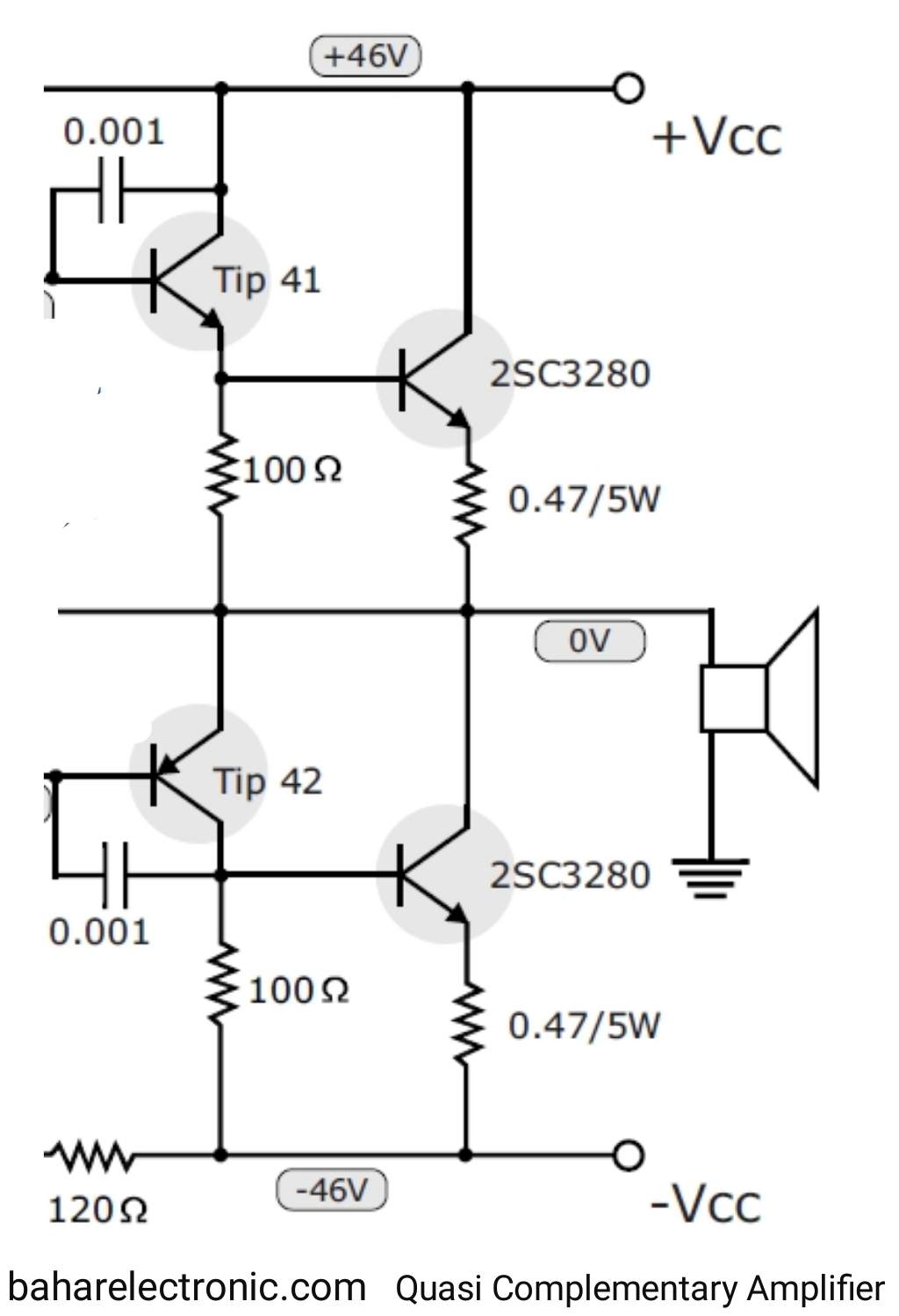 Mengenal Metode Quasi Complementary Amplifier - Bahar Electronic ...