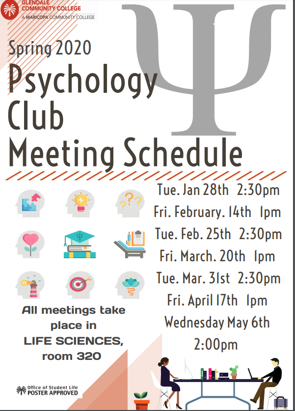 Gauchos Get Psyched: Spring 2020 Psychology Club Meeting Schedule ...