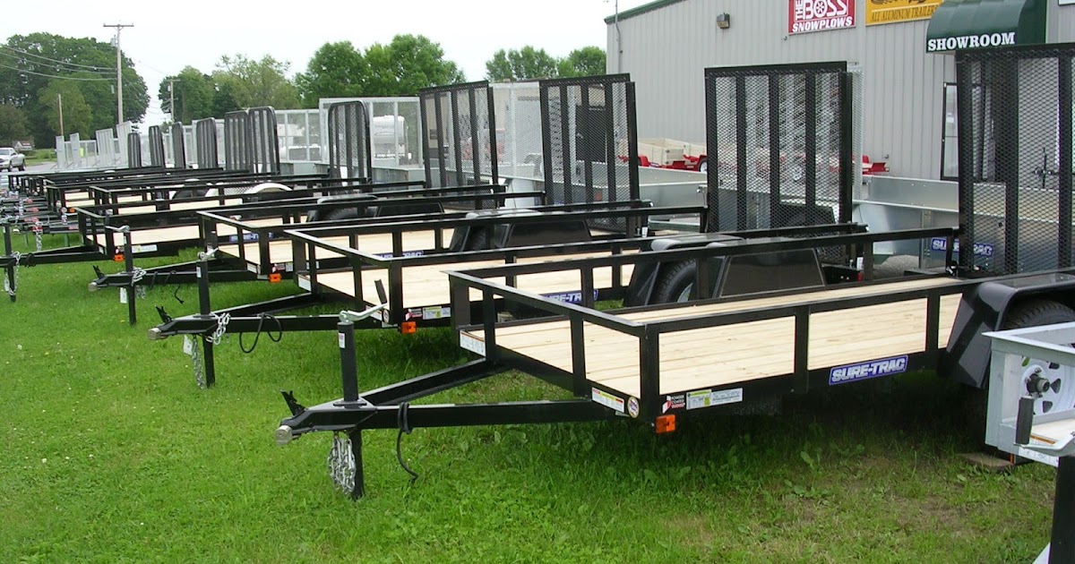 Michaud's Trailers - Winslow Maine: Sure Trac Single Axle Utility Trailers