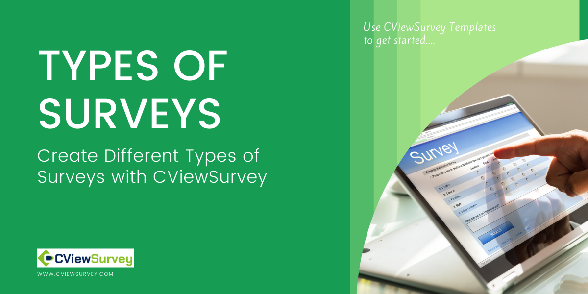 What are the Different Types of Surveys? Create Customized Surveys with ...